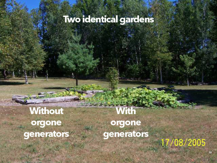 Visible effects of our orgone generators